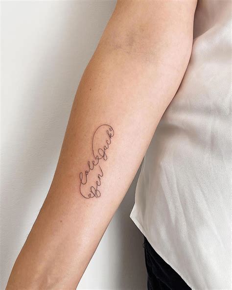 Tatuajes Con Nombres Peque Os Infinito Hijos