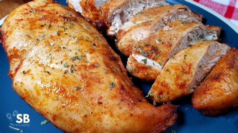 PECHUGA DE POLLO En Freidora De Aire En 7 Pasos Muy Sabrosa
