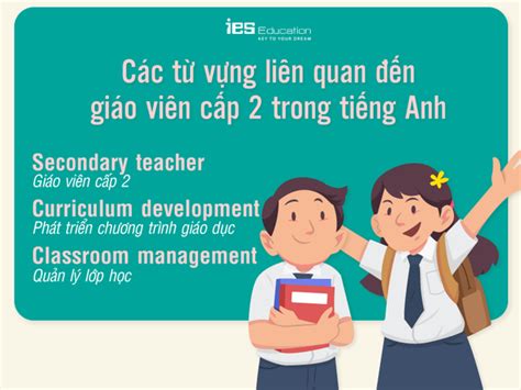 Giáo viên cấp 2 hoặc giáo viên trung học cơ sở trong tiếng Anh là gì