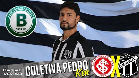 S Rie B Coletiva Pedro Ken Pr Jogo Sc Internacional X Cear Sc