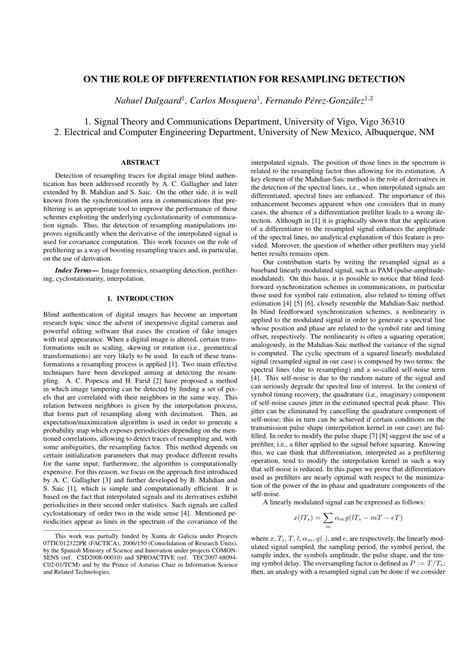 pdf on the role of differentiation for resampling detection