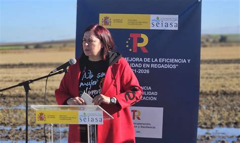 La secretaria de Estado de Agricultura y Alimentación visita las obras