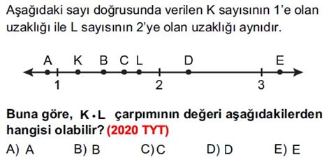 TYT Sayılar ve Temel Kavramlar Çıkmış Sorular 1 Sayfa 12 Eğitim