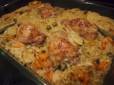 Receitas práticas de culinária Arroz de frango no forno