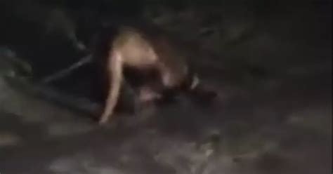 Naked Drug Cartel Captive Shrieks In Pain As He S Burned Alive By
