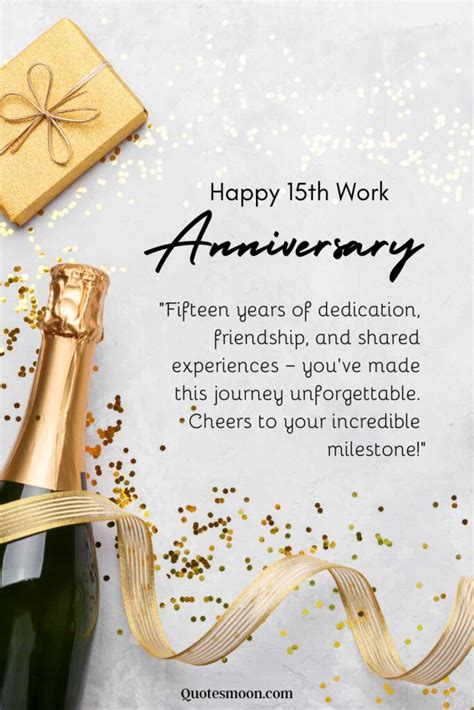 Happy Year Work Anniversary Message Quotes And Images Quotesmoon