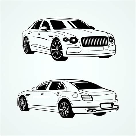 Sports Car Vector Sports Car Silhouette 23605961 Vector Art At Vecteezy