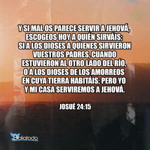 Mi casa y yo serviremos a Jehová Versículo