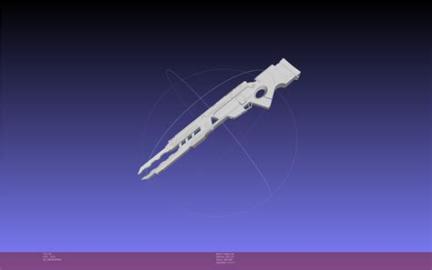 Murder Drones Uzi Railgun Basic Model 3d Model Cgtrader