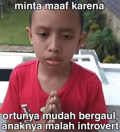 Meme Minta Maaf Ini Bikin Ngakak