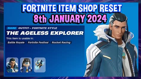 NEW THE AGELESS EXPLORER SKIN PICKAXE GUITAR Fortnite Item Shop