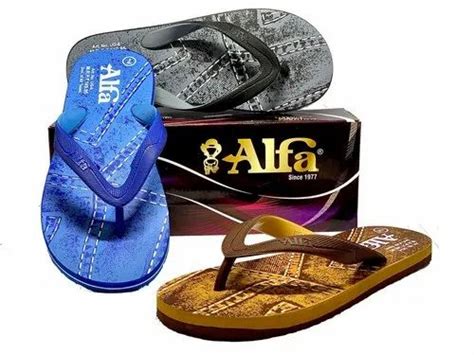 Alfa Mens Daily Wear Rubber Slipper Size 4 5 6 10 At Rs 149 95 Pair