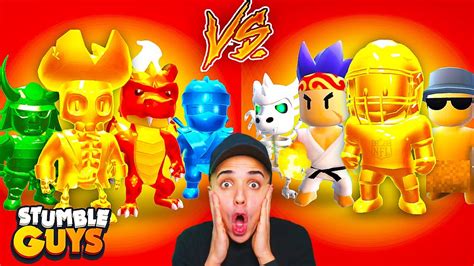 SKINS ESPECIALES VIEJAS Vs NUEVAS BATALLA FINAL En STUMBLE GUYS