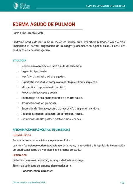 Edema Agudo de Pulmón DoczMedic uDocz