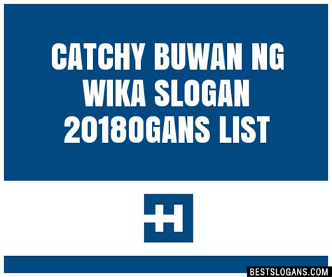 Catchy Buwan Ng Wika Ogans Slogans Generator Phrases