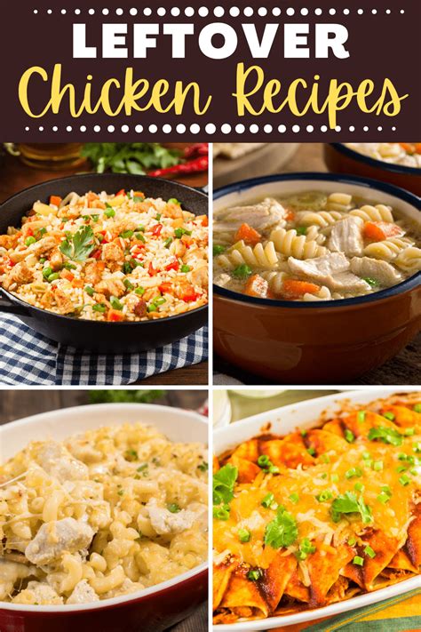 25 Easy Leftover Chicken Recipes For Lunch And Dinner