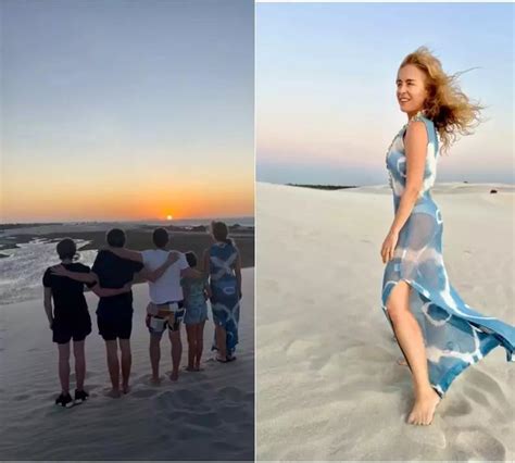 Angélica e Luciano Huck viajam os filhos e mostram como eles estão