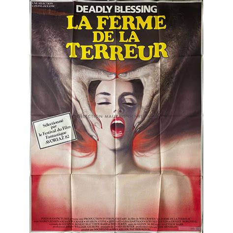 Affiche de film française de LA FERME DE LA TERREUR 120x160 cm