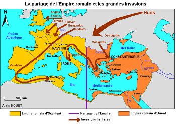 histoire Thème 1 Chute de l empire romain