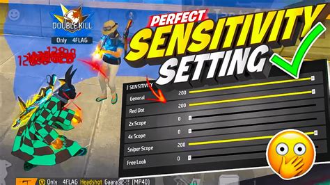 Best Sensitivity Setting For Headshot Cute Girl Impressed By My