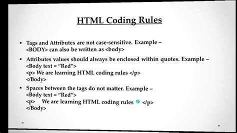 html programming rules hindi youtube