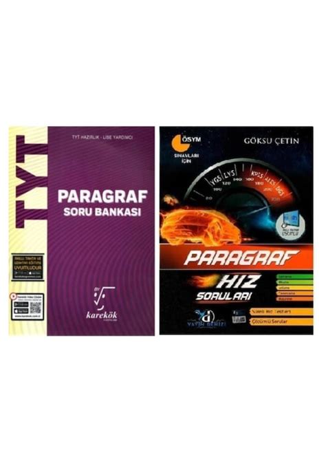 Tyt Paragraf Soru Bankas H Z Ve Renk Paragraf H Z Sorular Fiyatlar