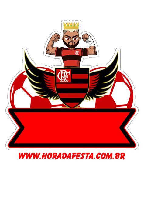 Flamengo Futebol Topo De Bolo Decora O De Festa Png