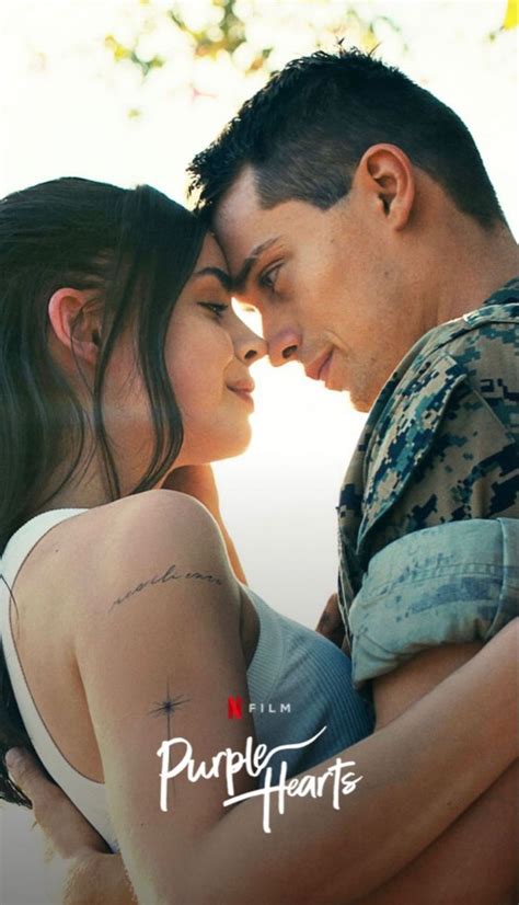 Purple Hearts Cassie And Luke Netflix Film 2022 Sofia Carson And
