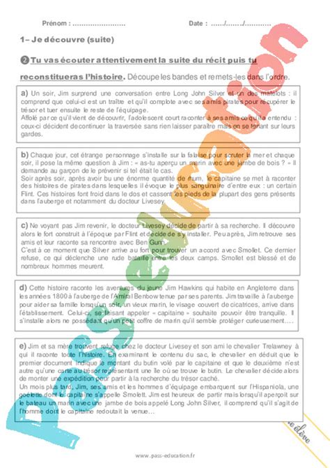 PDF Écriture 5e année Le récit d aventures PDF Télécharger Download