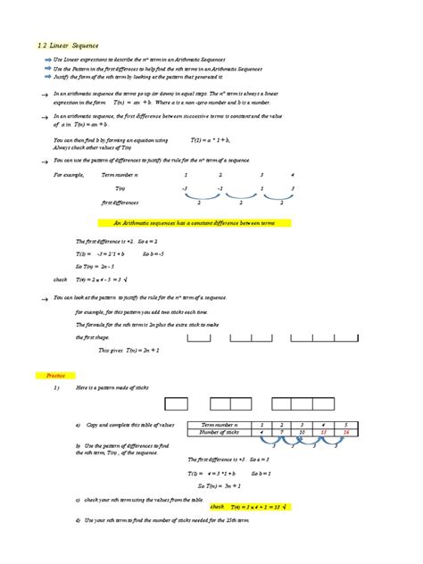 sequences in practice pdf recurrence relation mathematics