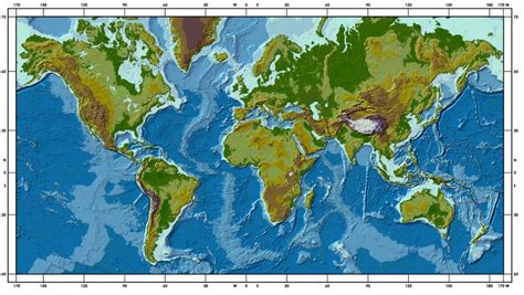 Carte océans et continents à compléter infini photo
