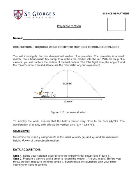 g9 lab report projectile motion pdf projectiles motion physics