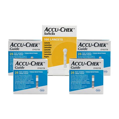 Detalle De Producto Pack Accu Chek Guide 100 Tiras 100 Lancetas