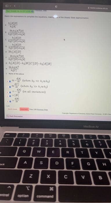 Chemical Kinetics Steady State Approximation Chegg