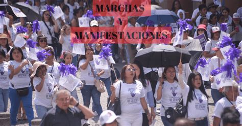 Marchas En La Cdmx Viernes De Abril D Nde Y A Qu Hora Habr