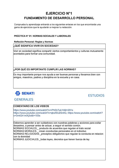 SPSU 868 Ejercicio U001 EJERCICIO N FUNDAMENTO DE DESARROLLO