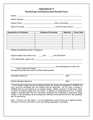 Free 7 Lost Receipt Forms In Ms Word Pdf Excel Missing Receipt Form