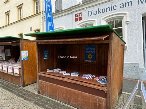 Informationsstände zum Hofer Landbus Logistik Oberfranken