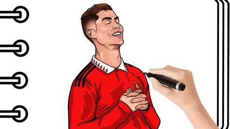 Como Dibujar A CRISTIANO RONALDO Paso A Paso Mapi Art TV YouTube