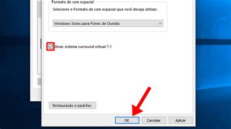 Como melhorar o som do fone de ouvido o áudio 7 1 no Windows 10