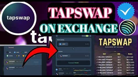 Tapswap Buy And Sell TapSwap New Update Tap Swap Listing Exchange