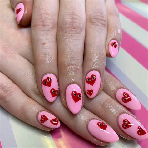 Top 50 Valentines Nails Red Ideas 2024 Flamegeuss