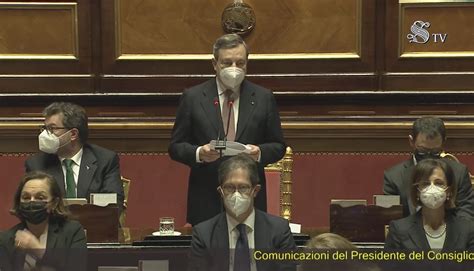 Verso La Fiducia E Il Nuovo Governo Il Testo Del Discorso Di Draghi In