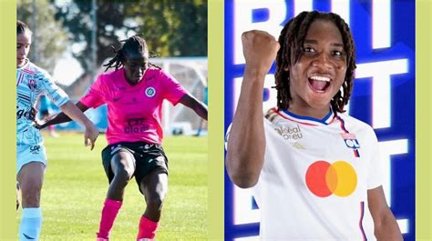 Foot France D1 Arkema Dumornay au milieu Nérilia en attaque de l
