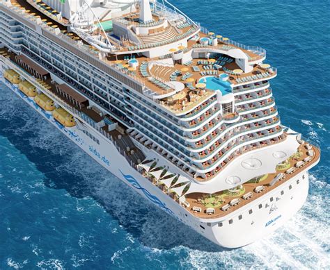Aida Cruise Ship From Back Travel Off Path