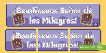 Se Or De Los Milagros Per Twinkl Materiales Educativos