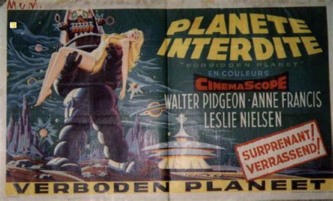 Il Pianeta Proibito Movie Poster Forbidden Planet Movie Poster