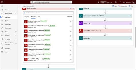automate pdf actions with adobe pdf services connector for microsoft power automate by ben