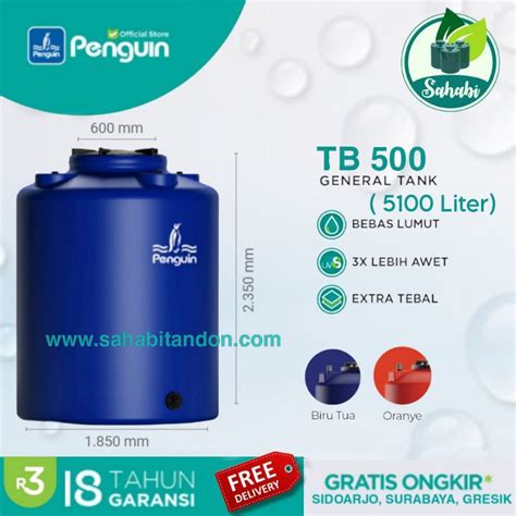 Jual Tandon Air Tangki Air Toren Air PENGUIN PINGUIN Rotamould 3
