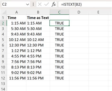Convert Time To Text In Excel With Example